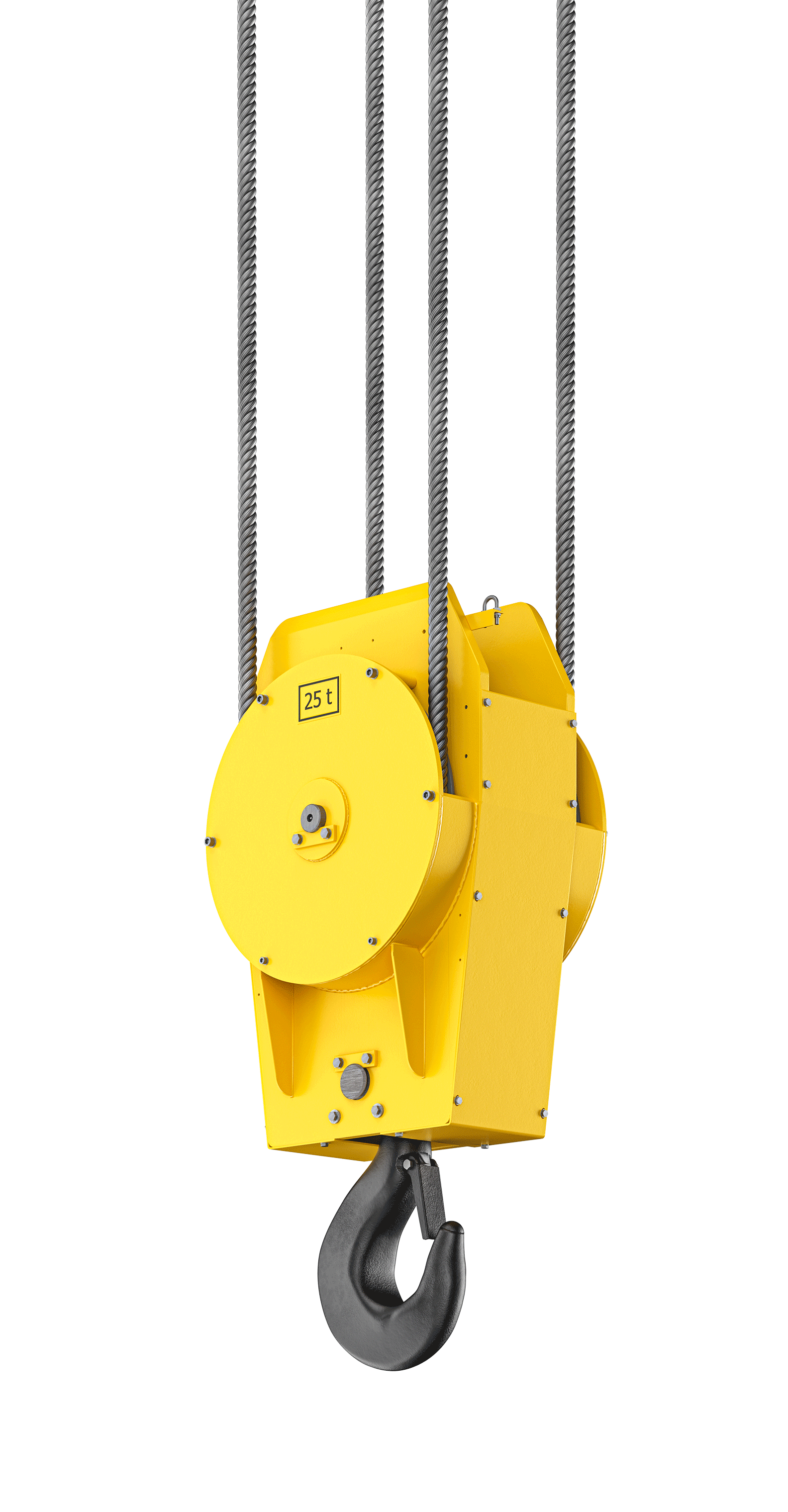 High Performance bottom blocks with motorised rotatable hook – KoRo RIW ...